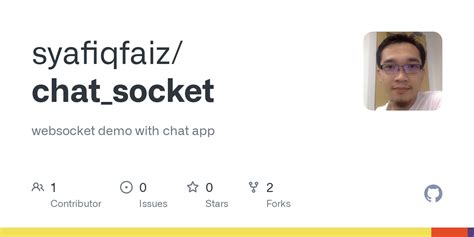 github syafiqfaiz chat socket websocket demo with chat app