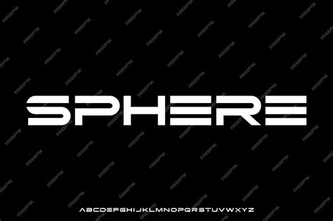 Premium Vector Modern Wide Geometric Alphabet Display Font Vector Futuristic Typography Style