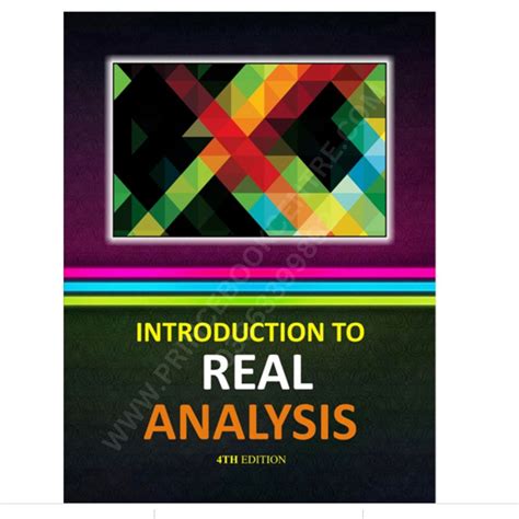 Introduction To Real Analysis 4th Edition By Robert G Bartle Prince