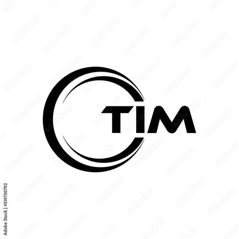 Tim Letter Logo Design With White Background In Illustrator Cube Logo Vector Logo Modern