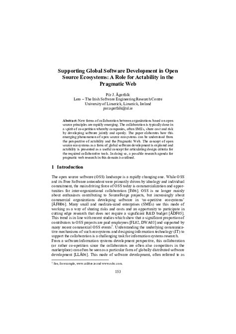 pdf supporting global software development in open source ecosystems