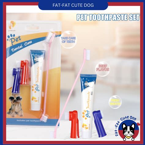 Pet Toothpastedogtoothpaste Set Dental Care Teeth Cleaning For Dog And