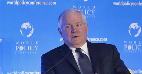 미국 동아시아 정책 발언하는 로버트 게이츠 전 국방장관