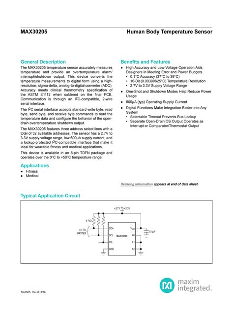 Fillable Online Human Body Temperature Sensor Fax Email Print PdfFiller