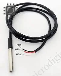DS B Temperature Probe With OLED Display In Arduino
