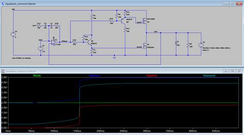 Help Me Optimize Common Collector Transistor Amplifier For Two Quadrant