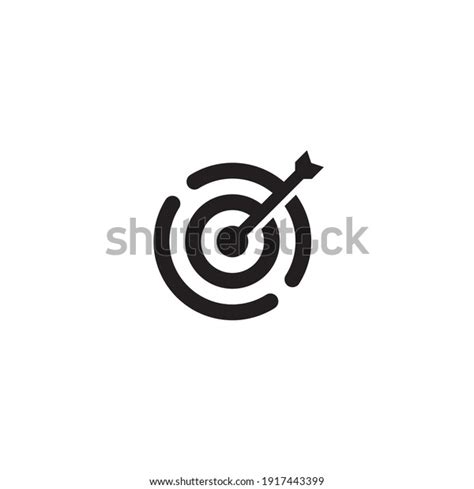 Arrow On Target Logo Icon Design Stock Vector Royalty Free Shutterstock