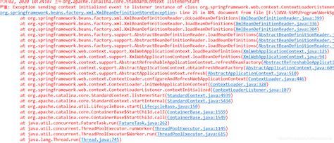 caused by org xml sax saxparseexception org xml sax saxparseexception