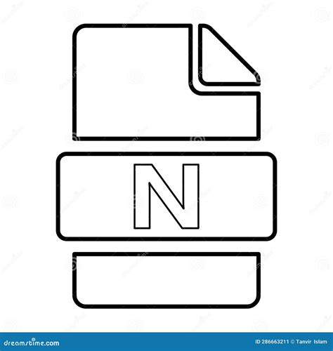 onenote file format icon stock vector illustration of sign 286663211