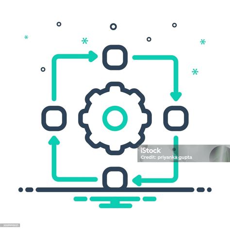 Workflow Progress Stock Illustration Download Image Now Connection Development Flow Chart
