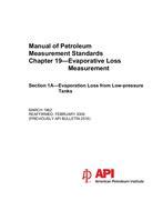 API MPMS Chapter 19 1A Provide Digital Specification Standards