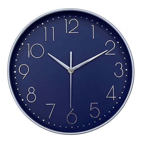 Часы настенные круглые Silver D30 см купить по низкой цене в интернет магазине Ozon 1215287787