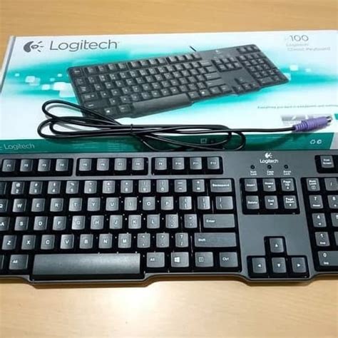 Keyboard Ps2 Logitech K100 Siplah