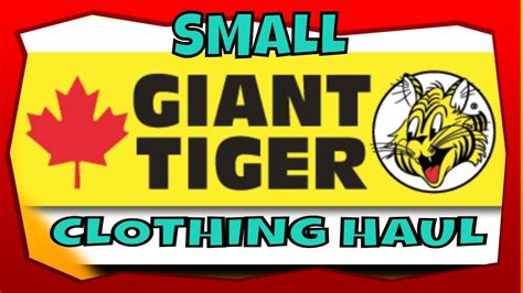 Giant Tiger Clothing Haul Youtube