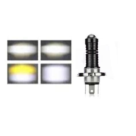 Jual Lampu Led Laser D2 Socket H4 2 Warna Putih Kuning Motor Mobil 12v