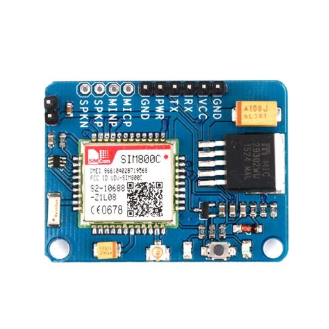 Diyelectronic 1 Pc Sim800c Gprs Gsm Module Sim Wireless Module Development Board Replace Sim900a
