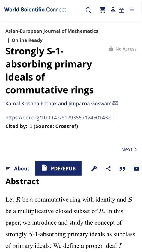 Mathematics Scopus Scopus Publication Kamal Krishna Pathak