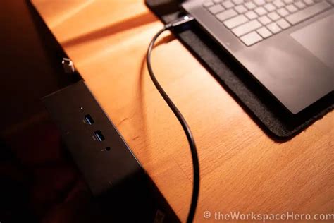 how to hide a docking station at your desk