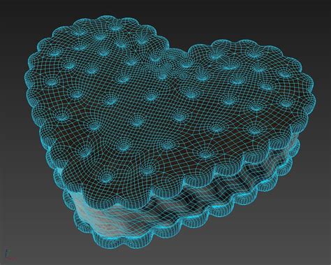 심장 모양의 아이스크림 샌드위치 3d 모델 28 Unknown Max 3ds Fbx Obj Free3d