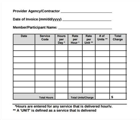 Timesheet Invoice Template Excel Midi Box Com