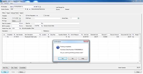 Purchase Order Transaction Flow In Sage ERP