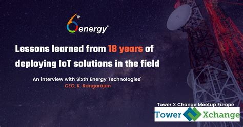 Sixth Energy Technologies On Linkedin Telecom Infra Management