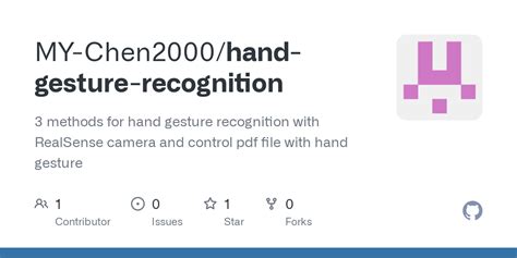 GitHub MY Chen Hand Gesture Recognition Methods For Hand Gesture Recognition With