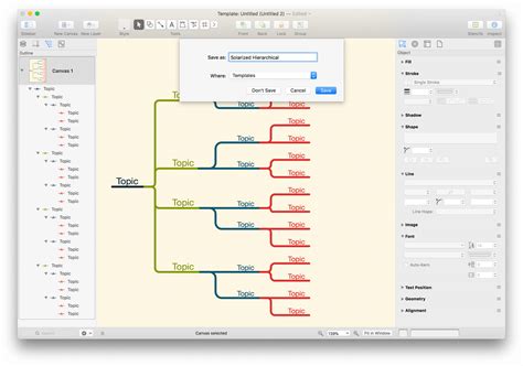 Omnigraffle 7 Reference Manual For Macos Using Templates And Diagram Styles