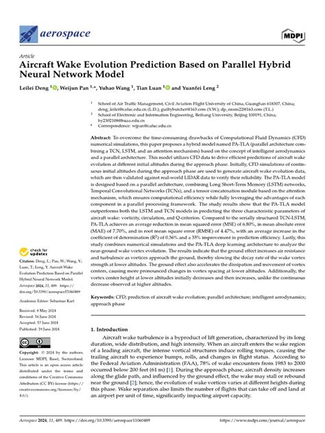 aircraft wake evolution prediction based on parallel hybrid neural