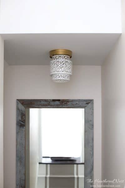 Diy Ceiling Light Shades A K A Hide Your Ceiling Hooters