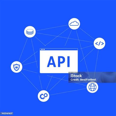 api interface de programmation dapplication illustration de licône