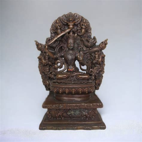 Manjushree Monastery Copper Statue - Amazing Hands Nepal