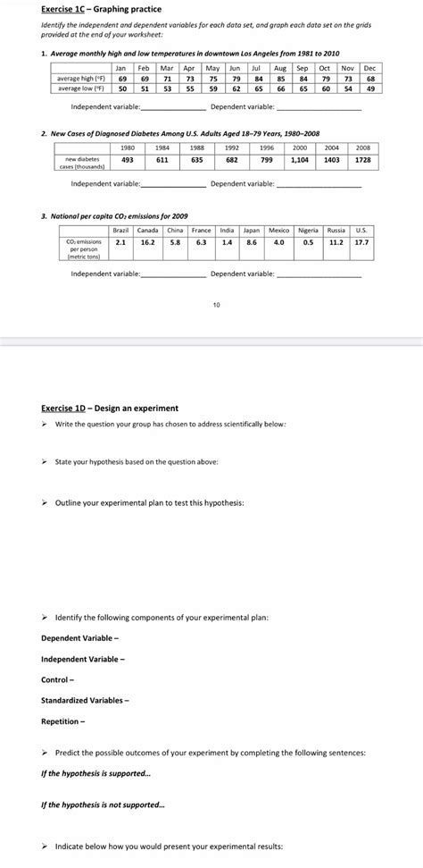 Solved Exercise C Graphing Practice Identify The Chegg Com
