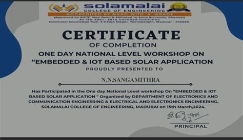 Sangamithra N N On Linkedin Yesterday I Attend The Workshop In My College On National Level