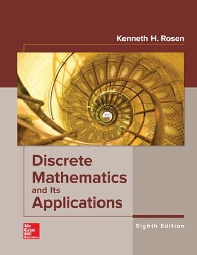 Rosens Discrete Mathematics And Its Applications 8th Edition
