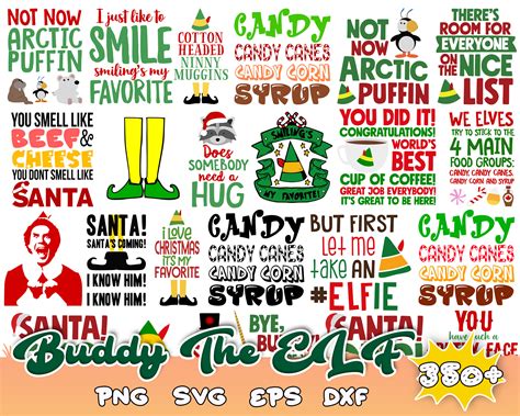 Buddy The Elf Bundle Svg Buddy The Elf Svg Elf Christmas S Inspire
