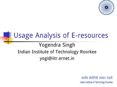 pdf usage analysis of e resources