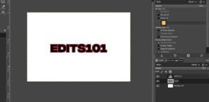 How To Outline Text In GIMP Adding Stroke More Edits 101