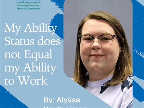My Ability Status Does Not Equal My Ability To Work