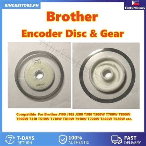 Brother Encoder Disk With Gear Encoder Gear For T300 J100 J200 T310 T510 T710 T420w T720dw
