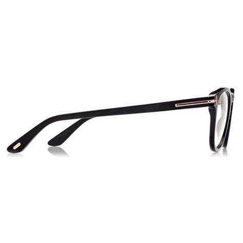 Tom Ford Soft Square Square Optical Glasses Black Horn Ft5849 P