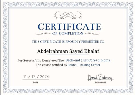 Abdulrahman Sayed On Linkedin Routeacademy Dotnet