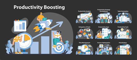 productivity boosting concept flat vector illustration 41169793 vector