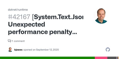 System Text Json Unexpected Performance Penalty When Passing Options Inline Issue