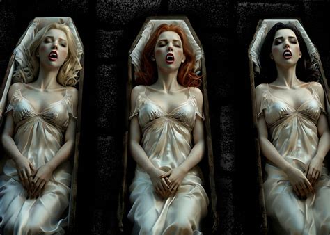 The Vampire Brides In Their Coffins By Darkest B4 Dawn On Deviantart
