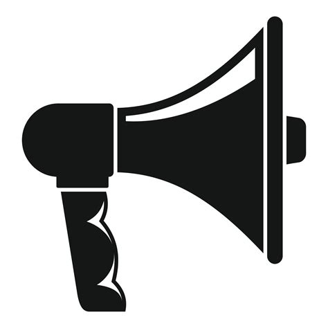 Hand Speaker Icon Simple Style 14432134 Vector Art At Vecteezy