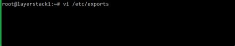 Layerstack Tutorials Layerstack How To Set Up Nfs Share On Linux