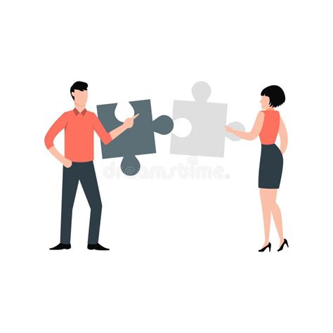 The Babe And The Girl Are Solving Puzzle Stock Illustration Illustration Of Puzzle Deal 335583695