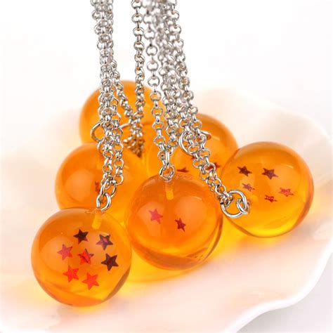 Dragon Ball Ball Necklace Keychain Toy Idea 1 7 Star Dragon Ball T