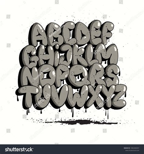 Title Bubble Graffiti Font Graphicold